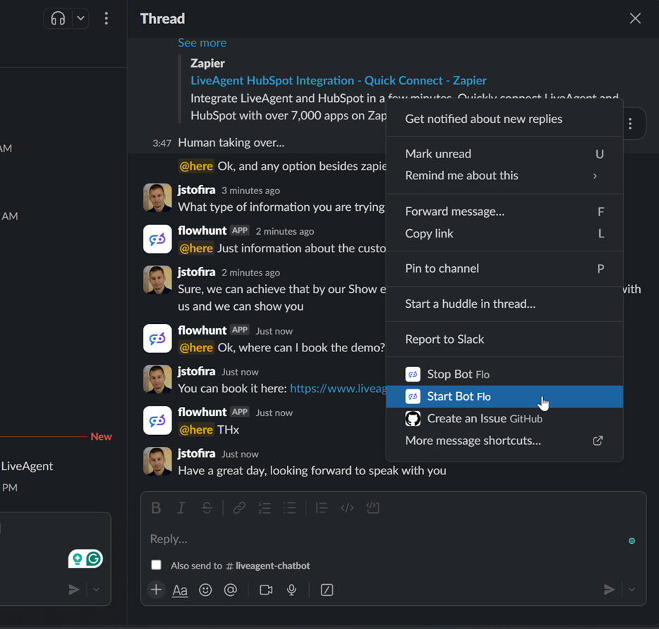 FlowHunt 2.6.12: Slack Integration, Intent Classification and More | FlowHunt